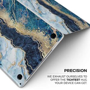 Design Skinz Foiled Marble Agate Full-Body Wrap Scratch Resistant Decal Skin-Kit Compatible with MacBook 13" Pro M1 (A2338)