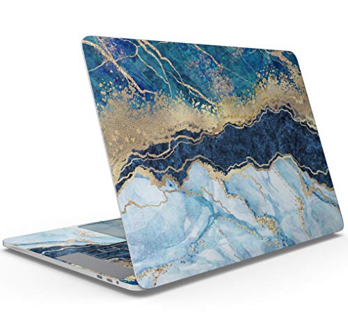 Design Skinz Foiled Marble Agate Full-Body Wrap Scratch Resistant Decal Skin-Kit Compatible with MacBook 13" Pro M1 (A2338)