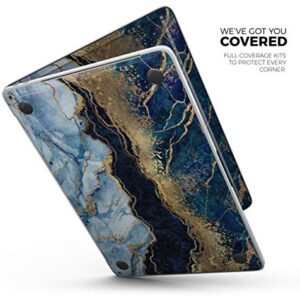 Design Skinz Foiled Marble Agate Full-Body Wrap Scratch Resistant Decal Skin-Kit Compatible with MacBook 13" Pro M1 (A2338)