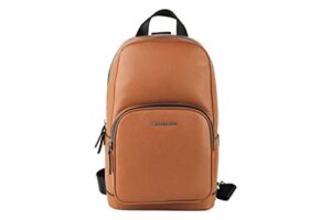 michael kors cooper commuter sling pack embossed leather backpack