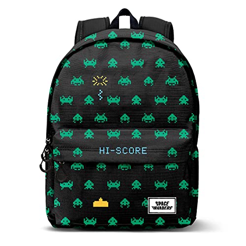 Space Invaders ECO 2.0 Army Backpack, Black, Taglia unica