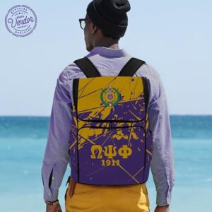 BBGreek Omega Psi Phi Official Vendor - Backpack - 1911 - Fraternity Paraphernalia