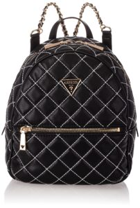 guess womens cessily backpack, black multi, one size us