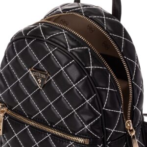 GUESS womens Cessily Backpack, Black Multi, one size US