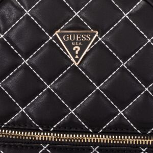 GUESS womens Cessily Backpack, Black Multi, one size US