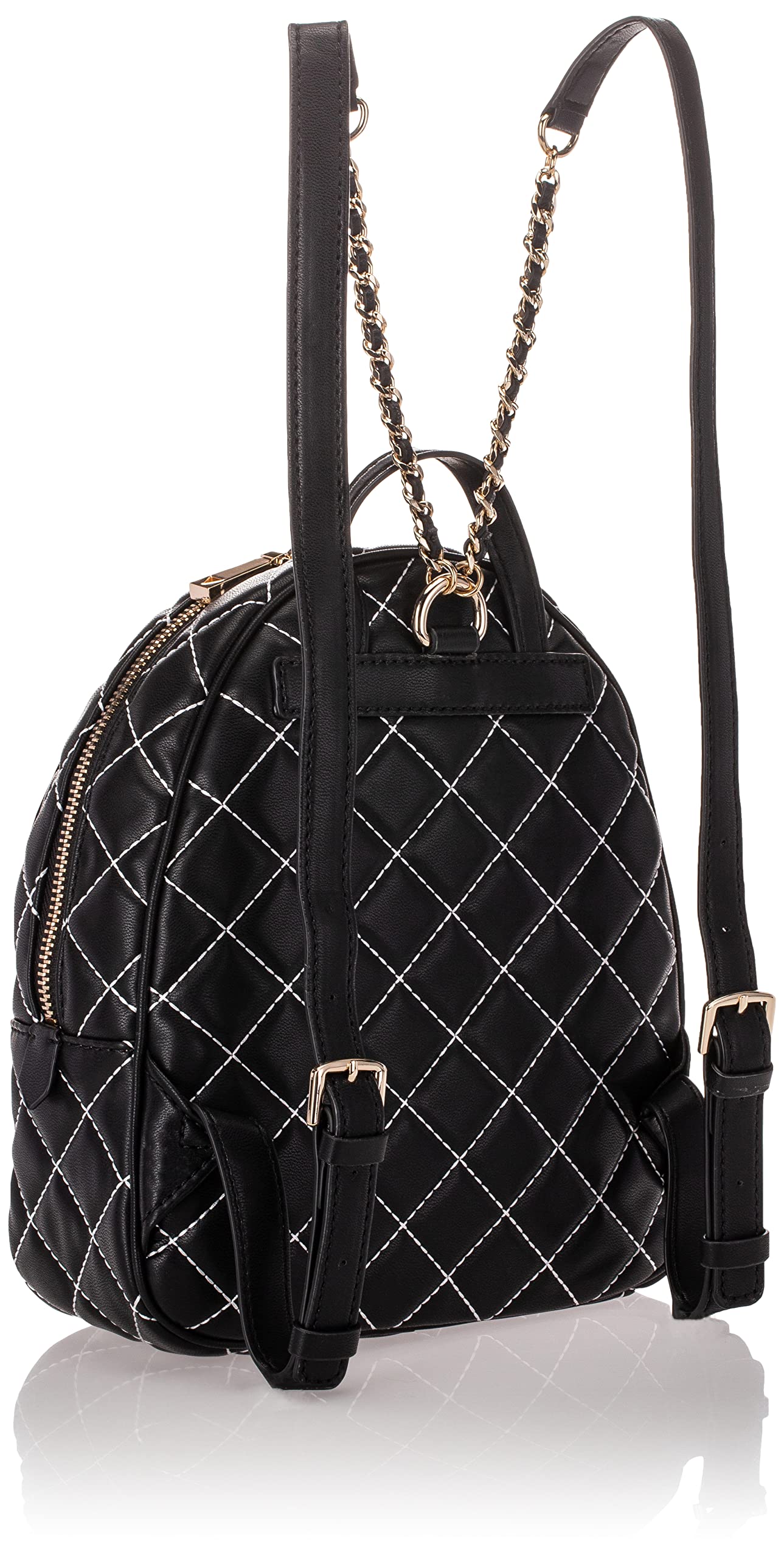 GUESS womens Cessily Backpack, Black Multi, one size US