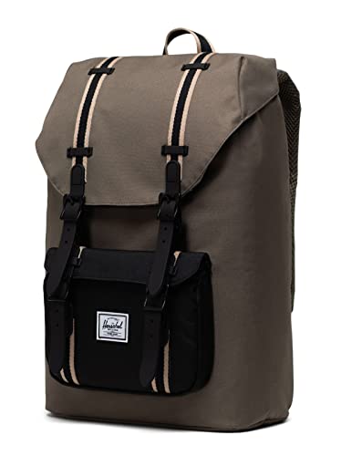 Herschel Supply Co. Little America Mid-Volume Bungee Cord/Black One Size