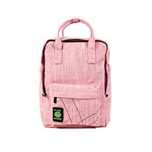 DIME BAGS Hot Box Extra | Hemp Daypack Backpack | Iconic Silhouette and Tons of Space (Pink)