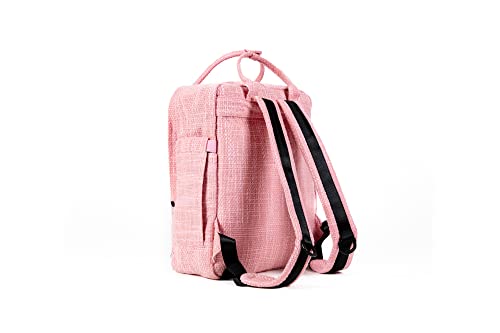 DIME BAGS Hot Box Extra | Hemp Daypack Backpack | Iconic Silhouette and Tons of Space (Pink)