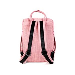 DIME BAGS Hot Box Extra | Hemp Daypack Backpack | Iconic Silhouette and Tons of Space (Pink)