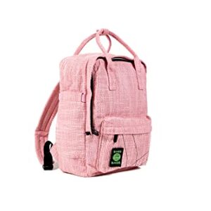 DIME BAGS Hot Box Extra | Hemp Daypack Backpack | Iconic Silhouette and Tons of Space (Pink)