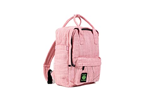 DIME BAGS Hot Box Extra | Hemp Daypack Backpack | Iconic Silhouette and Tons of Space (Pink)