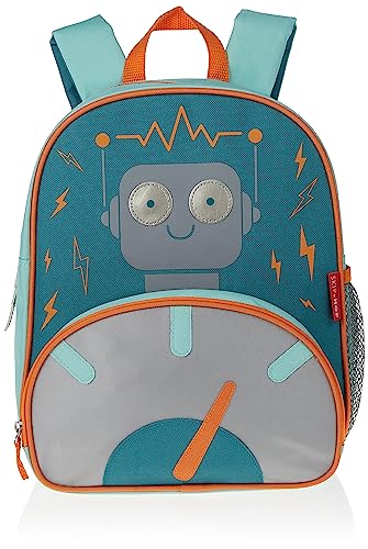 Skip Hop Sparks Little Kid's Backpack, Preschool Ages 3-4, Robot (Discontinued by Manufacturer)