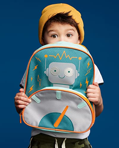 Skip Hop Sparks Little Kid's Backpack, Preschool Ages 3-4, Robot (Discontinued by Manufacturer)