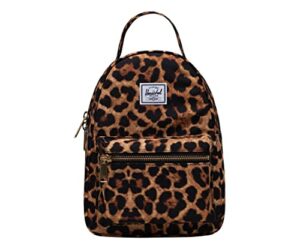 herschel supply co. nova mini leopard black one size