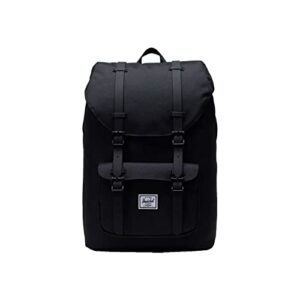 herschel supply co. little america mid-volume black/black rubber one size