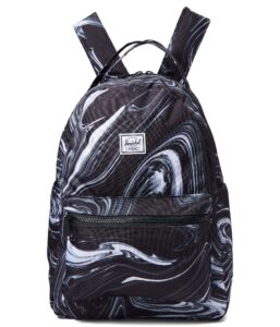 herschel supply co. nova mid-volume paint pour black one size