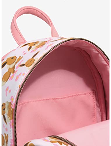 Hot Topic Loungefly Pokemon Eevee Spring Flowers Mini Backpack