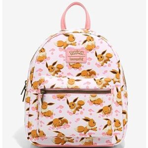 Hot Topic Loungefly Pokemon Eevee Spring Flowers Mini Backpack