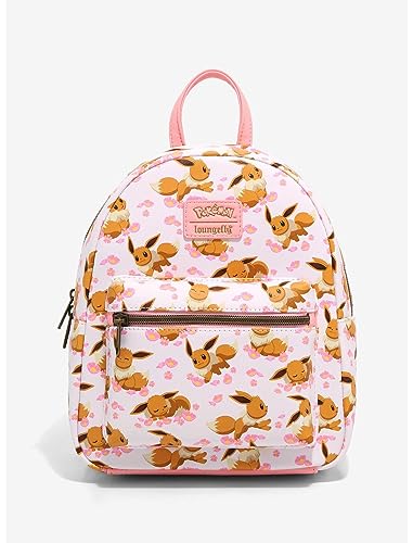 Hot Topic Loungefly Pokemon Eevee Spring Flowers Mini Backpack