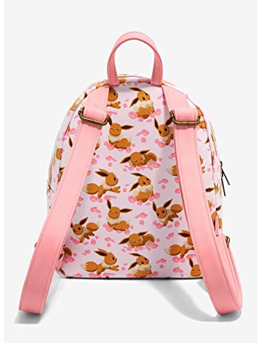 Hot Topic Loungefly Pokemon Eevee Spring Flowers Mini Backpack