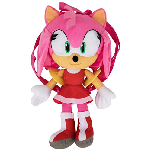 Amy Rose Sonic Plush Backpack 16 inch