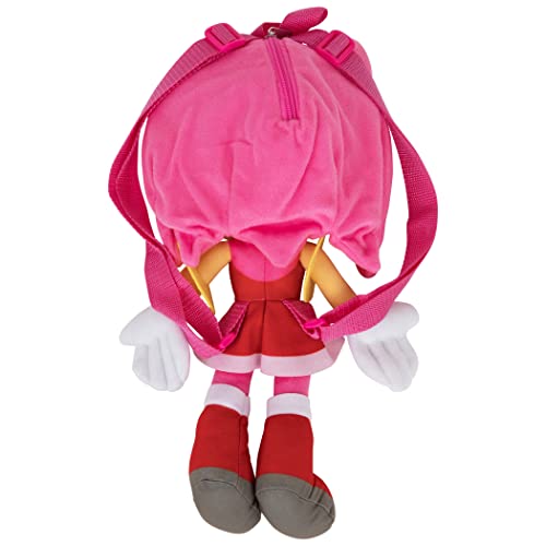 Amy Rose Sonic Plush Backpack 16 inch