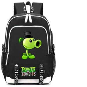 isaikoy anime plants vs. zombies backpack shoulder bag bookbag school bag daypack color c10