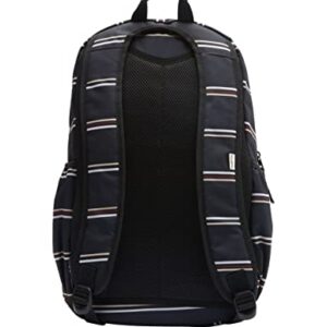 Billabong Women's Roadie Backpack, Black Vanilla Stripe, One