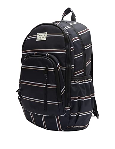 Billabong Women's Roadie Backpack, Black Vanilla Stripe, One