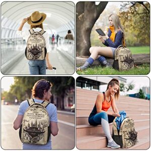 Greenfi 17 Inch Travel Laptop Backpack School Backpack Bag Bookbags Travel Bags Lightweight Backpack for Women Men