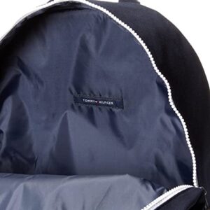 Tommy Hilfiger Men's Signature Crest Backpack, Navy Blazer, One Size