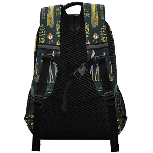 Vozoza Ancient Egypt Theme Backpack for Girls Kids Boys School Bookbags,Student Laptop Backpack Carrying Bag Casual Lightweight Travel Sports Day Packs