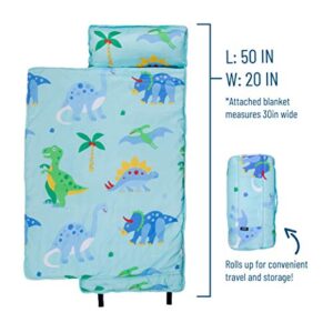 Wildkin 12 Inch Backpack Bundle with Microfiber Nap Mat (Dinosaur Land)