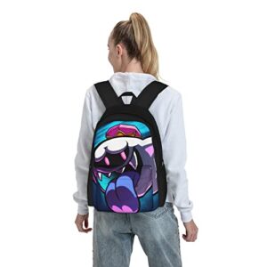 PINttyone Game King Boo Shoulders Backpack School Bag Student Satchel Outdoor Knapsack Rucksack Fashion Daypack