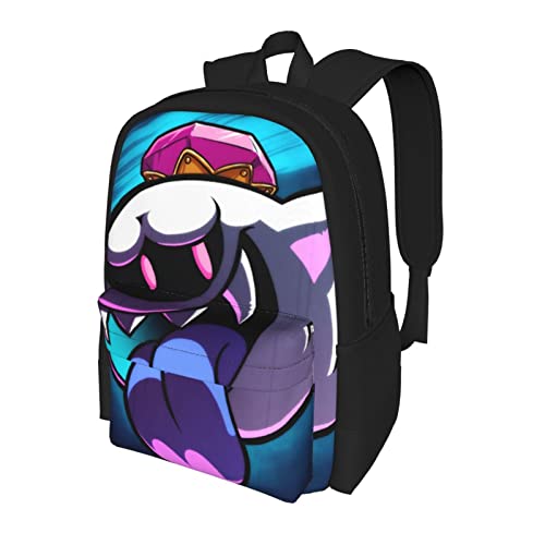 PINttyone Game King Boo Shoulders Backpack School Bag Student Satchel Outdoor Knapsack Rucksack Fashion Daypack