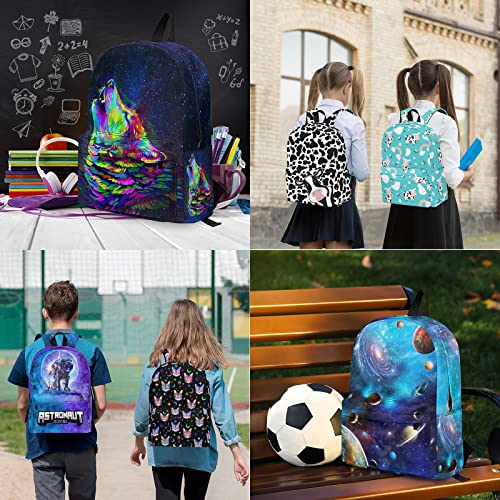 Roftidzo Large Capacity Solar System Backpack Bookbag for Boys Girls Teens, Lightweight Laptop Backpack Travel Rucksack Casual Daypack