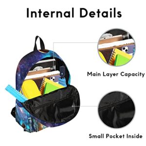 Roftidzo Large Capacity Solar System Backpack Bookbag for Boys Girls Teens, Lightweight Laptop Backpack Travel Rucksack Casual Daypack