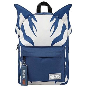 bioworld star wars ahsoka tano gray and white backpack