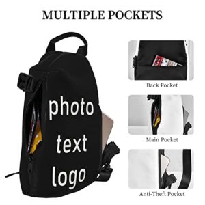 Custom Crossbody Chest Bag Customizable Crossbody Backpack Your Own Sport Shoulder Crossbody Bag Customized Gifts Customized Gifts Personalized Photo Gifts Custom Gifts For Men