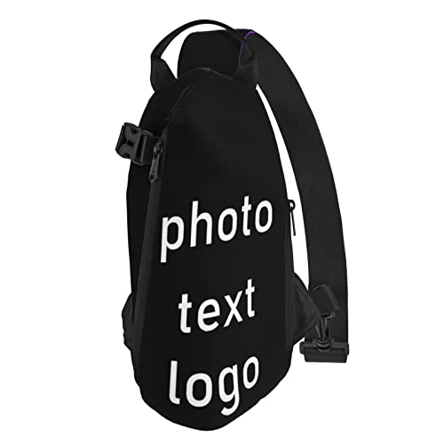 Custom Crossbody Chest Bag Customizable Crossbody Backpack Your Own Sport Shoulder Crossbody Bag Customized Gifts Customized Gifts Personalized Photo Gifts Custom Gifts For Men