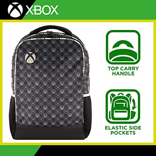 Concept One Microsoft Xbox 13 Inch Sleeve Laptop Backpack, Padded Computer Bag for Commute or Travel, Black