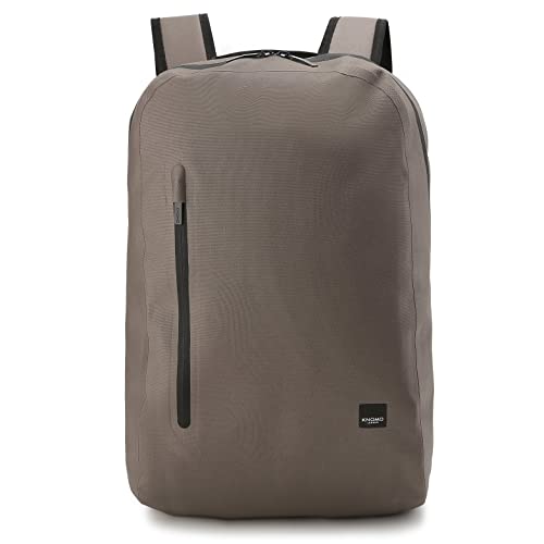 KNOMO Harpsden 15" Waterproof Laptop Business Backpack Lightweight Computer Dry Bag Water Proof Zipper Brown