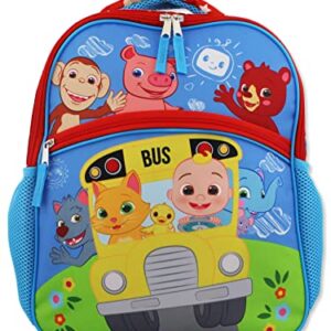 Cocomelon Boys Girls 14 inch School Backpack (Blue, One Size)