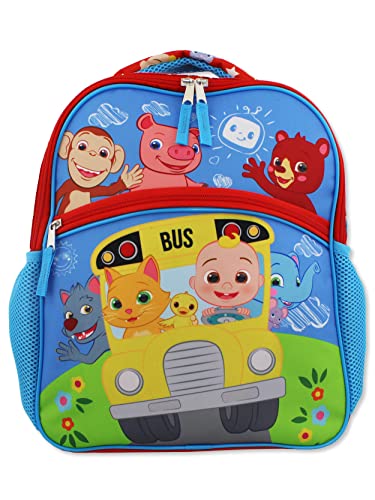 Cocomelon Boys Girls 14 inch School Backpack (Blue, One Size)