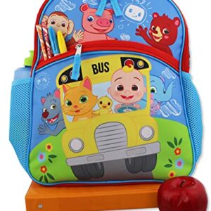 Cocomelon Boys Girls 14 inch School Backpack (Blue, One Size)