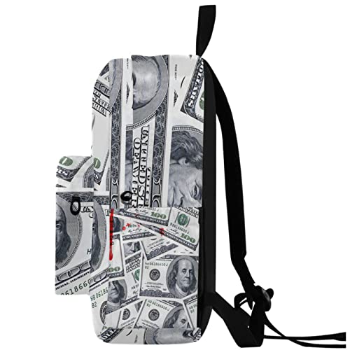 ZzWwR Bloody Us 100 Dollars Money Big Travel Laptop Backpack Durable Computer Bag Gift for Men Women School Bookbags Work