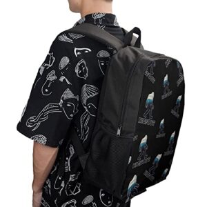 Bigfoot 17 Inch Backpack Travel Laptop Dayback Shoulder Bookbag for Men Women