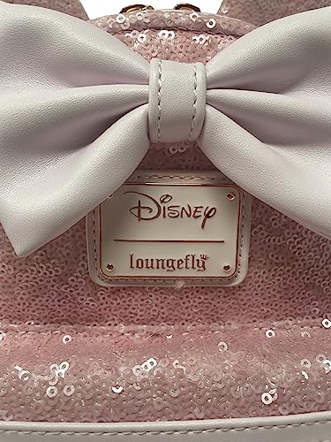 Loungefly Disney Minnie Mouse Cotton Candy Sequin Mini Backpack