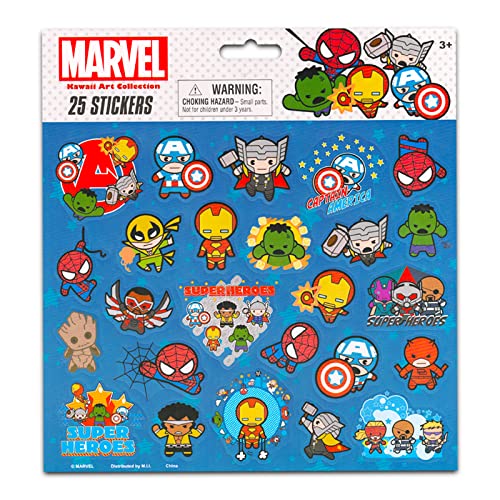 Avengers Backpack with Lunch Bag - Bundle with Avengers Backpack for Boys 8-12, Avengers Lunch Box, Water Bottle, Stickers, More (Marvel Avengers School Backpack for Boys)